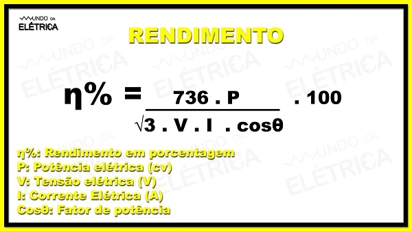 O que é o rendimento de motor e como calcular! - Mundo da Elétrica