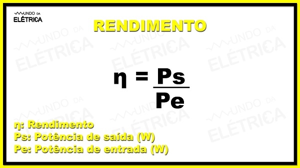 O que é o rendimento de motor e como calcular! - Mundo da Elétrica